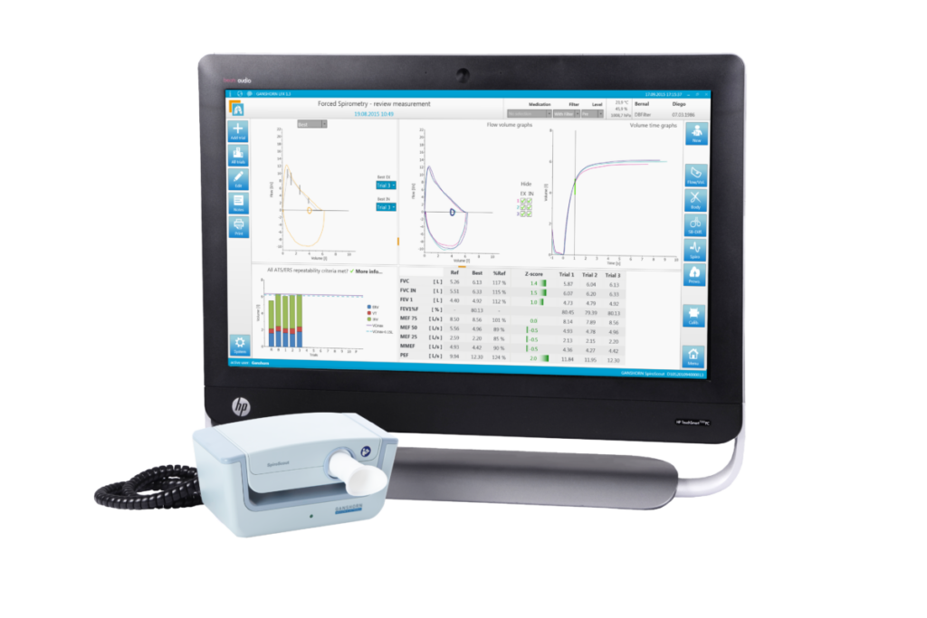 GANSHORN SpiroScout | The robust desktop spirometer